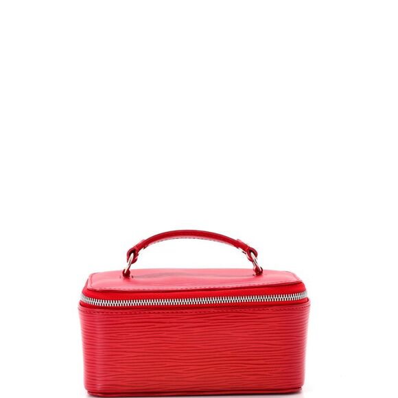 Louis Vuitton | Bags | Louis Vuitton Nice Vanity Case Epi Leather Bb ...